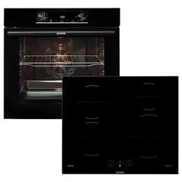Gorenje Backofen-Set "JUMP SET PYRO/I", Energieeffizienz: A (A+++-D), schwarz, Herdsets, Pyrolyse: Selbstreinigung durch hohe Hitze ohne Chemie, Topseller