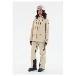 Skijacke WHISTLER "Takoda", Damen, Gr. 44, beige, 100% Polyester, unifarben, normal, ohne Ausschnitt, Jacken Skijacke, mit einer wasserabweisenden Beschichtung