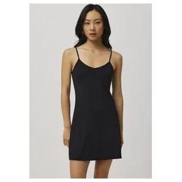 Unterkleid YSABEL MORA, Damen, Gr. M, N-Gr, schwarz, Obermaterial: 90% Polyamid, 10% Elasthan, unifarben, Basic kniefrei, V-Ausschnitt, Kleider Unterkleid, luftiges Basic f&uuml;r Tag und Nacht