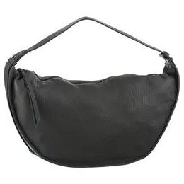 Marc O'Polo Hobo "Aamu", Herren, Gr. B/H/T: 46cm x 26cm x 13cm, grau, Leder, MARC O'POLO ACCESSORIES, Taschen Hobo, Beuteltasche, Damen Handtasche, Henkeltasche, Umh&auml;ngetasche