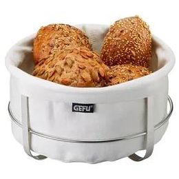 Brotkorb Gefu "BRUNCH", wei&szlig;, H:11,2cm, Lebensmittelaufbewahrungsbeh&auml;lter, Brotkorb, f&uuml;r Backwaren. Ideal f&uuml;r Tischdekoration, gem&uuml;tliche Brunch-Momente