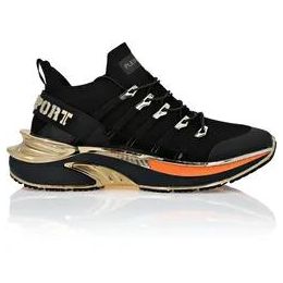 Sneaker Plein Sport "Chrome Surfer", Damen, Gr. 37, Normalschaft, orange (0286, schwarz, orangefluo), Schuhe Sneaker