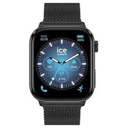Ice Watch Smartwatch ICE-WATCH "ICE smart 3.0", schwarz (schwarz, schwarz), Smartwatches, Damen, Smartwatch, Armbanduhr, Damenuhr, Herrenuhr, Edelstahlarmband,digital