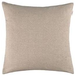 Dekokissen Esprit "Fun", beige (natur, unifarben), B:45cm H:0,5cm L:45cm, Polyester, Dekokissen_Sitzkissen_Kissenh&uuml;llen
