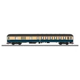 M&auml;rklin Personenwagen M&Auml;RKLIN "M&auml;rklin Halbgep&auml;ckwagen BDms 273 - 43953", blau (blau, beige), Modelleisenbahn-Fahrzeuge, KinderB:3,5cm H:5cm L:28,2cm, Kunststoff, Metall, Made in Europe, B:3,5cm H:5cm L:28,2cm