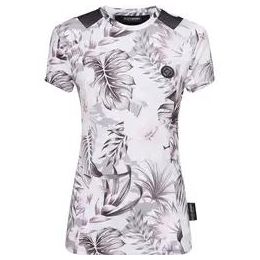 T-Shirt Plein Sport "T-Shirt", Damen, Gr. XS, bunt (21, multicolor), Obermaterial: 95% Polyester, 5% Elasthan, Shirts T-Shirt