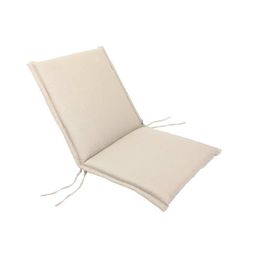 Riess Ambiente Outdoor Kissen ROG 46x97cm beige Sitzkissen Polster-Auflage f&uuml;r Niedriglehner Riess-Ambiente rechteckig Landhaus Modern Natur