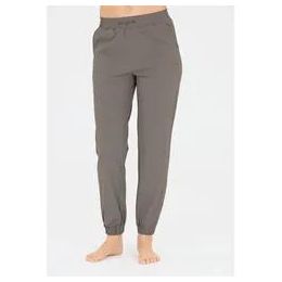 ENDURANCE ATHLECIA Sweathose ATHLECIA "Hero", Damen, Gr. 38, EURO-Gr&ouml;&szlig;en, braun, 92% Nylon, 8% Elasthan, unifarben, lang, Hosen Sweathose, mit 4-Wege-Stretchfunktion