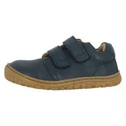 Barfu&szlig;schuh Lurchi "Noah Barefoot", Kinder, Gr. 26, blau (navy), Nappaleder, Schuhe Barfu&szlig;schuh, Klettschuh mit weichem Schaftrand, Gr&ouml;&szlig;enschablone zum Download