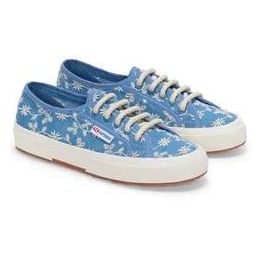 Sneaker Superga "2750 SANGALLO", Damen, Gr. 41, blau (blau indaco, favorio), Textil, Schuhe Sneaker