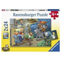 Puzzle Ravensburger "M&auml;rchenstunde", bunt, Puzzles, KinderB:26cm H:18cm, Pappe, Made in Europe, B:26cm H:18cm
