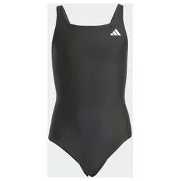 Badeanzug Adidas PERFORMANCE "ESS VBCK SUIT Y", M&auml;dchen, Gr. 128, N-Gr, schwarz, Obermaterial: 78% Polyamid, 22% Elasthan, Badeanz&uuml;ge Badeanzug
