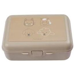 Lunchbox Sterntaler "Bauernhof", Kinder, beige, Lebensmittelaufbewahrungsbeh&auml;lter Lunchbox, Made in Germany