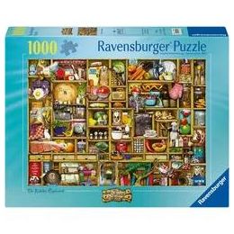 Puzzle Ravensburger "Colin Thompson, CuRios CupBoards, Kurioses K&uuml;chenregal", bunt, Puzzles, KinderB:70cm H:50cm, Pappe, Made in Germany, B:70cm H:50cm
