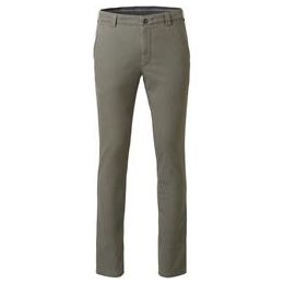 Chinos MEYER "BONN Art.1-8121", Damen, Gr. 31, Normalgr&ouml;&szlig;en, gr&uuml;n (oliv), 75% Baumwolle, 21% Polyester, 4% Elasthan, unifarben, regular fit lang, Hosen, mit Ultra Flex Bund
