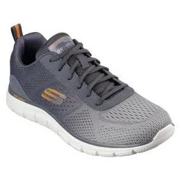 Sneaker Skechers "TRACK-RIPKENT", Herren, Gr. 41, gr&uuml;n (oliv, grau), Synthetik, Textil, Schuhe Sneaker, Freizeitschuh, Halbschuh, Schn&uuml;rschuhin veganer Verarbeitung
