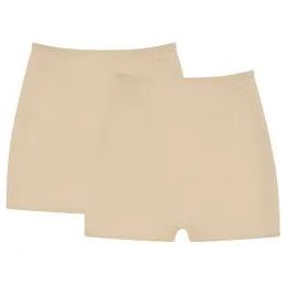 Pagenslip Mey "Only Lycra", Damen, Gr. 42/44, beige (puder), Obermaterial: 60% Baumwolle, 35% Viskose, 5% Elasthan, unifarben, k&ouml;rpernah, Unterhosen, mit weichen Beinabschl&uuml;ssen