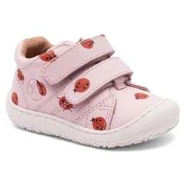 Lauflernschuh bisgaard "barefoot hale", Baby, Gr. 25, lady bugs, Leder, gemustert, Schuhe Lauflernschuh, Barfu&szlig;schuh mit Wechselfu&szlig;bett, Gr&ouml;&szlig;enschablone zum Download