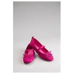 Ballerina ANISTON SHOES, Damen, Gr. 40, pink, Textil, Veloursleder, Schuhe Ballerina, Riemchenballerina, Schlupfschuh, Loafer, Slipper - NEUE KOLLEKTION, Topseller
