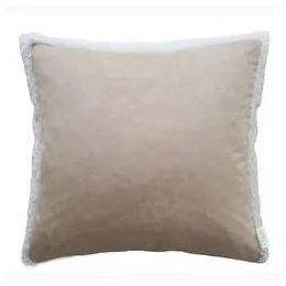 Kissenh&uuml;lle Apelt "Montana", beige (natur, wei&szlig;), B:46cm L:46cm, Polyester, Obermaterial: 100% Polyester, Kissenbez&uuml;ge, Kissenh&uuml;lle