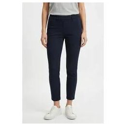 Jerseyhose KjBRAND "Jenny", Damen, Gr. 56, N-Gr, blau (marine), Web, Obermaterial: 50% Polyester, 45% Viskose, 5% Elasthan, figurbetont kn&ouml;chellang, Hosen Jerseyhose