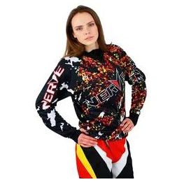 Nerf Motocross-Shirt NERVE "Nerve" Gr. XXL, bunt, Shirts, Damen, XXL, Obermaterial: 100% Polyester