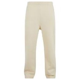 Jogginghose Urban Classics "Urban Classics Fluffy Trackpants", Herren, Gr. XXL, US-Gr&ouml;&szlig;en, sandwei&szlig;, 70% Baumwolle, 30% Polyester, unifarben, loose fit, Hosen Jogginghose