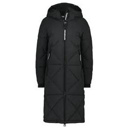 alife and kickin Winterjacke ALIFE & KICKIN "Damen EnyaAK A Winterjacke, gef&uuml;tterte Jacke", Damen, Gr. S, schwarz (moonless), 100% Polyester, Jacken Winterjacke, Figurnah geschnittener Wintermantel mit 2-Wege Rei&szlig;verschluss