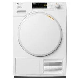 Miele W&auml;rmepumpentrockner "TSA523WP 8kg Active", Energieeffizienz: C (A-G), wei&szlig;, B:59,6cm H:85cm T:65,5cm, Trockner, Getestet auf 20 Jahre perfekte W&auml;schepflege, 25 Jahre Motorgarantie, Topseller