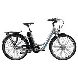 Z&uuml;ndapp E-Bike Z&Uuml;NDAPP "Green 2.7" Gr. 46, grau, Elektrofahrr&auml;der, 46cm, 26 Zoll (66,04cm), Pedelec, Elektrofahrrad f&uuml;r Damen u. Herren