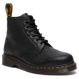 Schn&uuml;rboots Dr. Martens "101", Damen, Gr. 40, schwarz, Leder, Schuhe Schn&uuml;rboots, Stiefel, Boots mit Blockabsatz