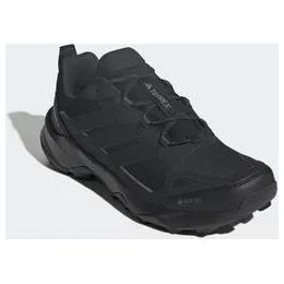 Wanderschuh Adidas TERREX "TERREX SKYCHASER AX5 GORE-TEX", Damen, Gr. 48, schwarz (core schwarz, core schwarz, carbon), Synthetik, Textil, Schuhe Wanderschuh, wasserdicht dank Gore-Tex Membrane, Topseller
