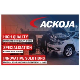 ACKOJA Spritzblech, Bremsscheibe a700235 Vorderachse links f&uuml;r TOYOTA