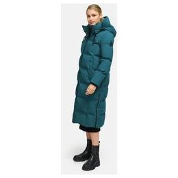 Winterjacke Marikoo "Tikoraa", Damen, Gr. L, ocean gr&uuml;n, Obermaterial: 100% Polyester; Futter: 100% Polyester; Wattierung: 100% Polyester; &Auml;rmelfutter: 100% Polyester, Jacken Winterjacke, mit extra langem Schnitt und hohem Kragen