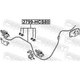 FEBEST Motorhaubenzug 2799hcs80 f&uuml;r VOLVO