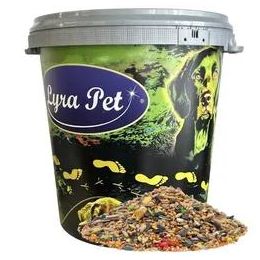 10 kg LYRA PET&reg; Nymphensittichfutter Gro&szlig;sittichfutter in 30 L Tonne