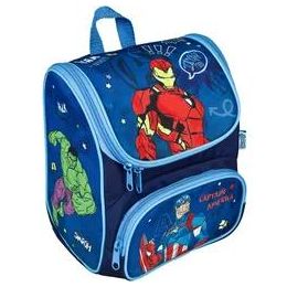 Vorschulranzen Scooli "Cutie", Kinder, Gr. B/H/T: 21cm x 23cm x 13cm, bunt (avengers), Polyester, gemustert, Rucks&auml;cke