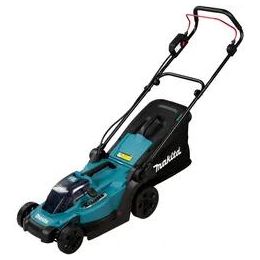 Akkurasenm&auml;her Makita "&raquo;DLM330Z&laquo;", blau (t&uuml;rkis), B:37,5cm H:97,5cm T:135cm, Rasenm&auml;her, Ohne Akku und Ladeger&auml;t, 18V, 33 cm, 30 l