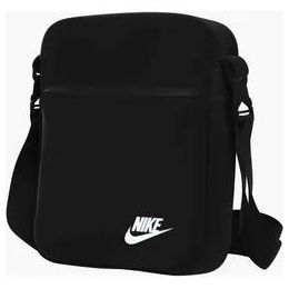 Umh&auml;ngetasche Nike SPORTSWEAR "NK HERITAGE CROSSBODY", Herren, schwarz, schwarz, Kunstfaser, Taschen Umh&auml;ngetasche, sportlicher Stil, mit Vordertasche mit Rei&szlig;verschluss