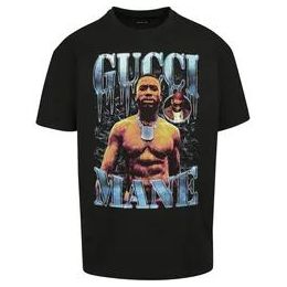 T-Shirt Merchcode "Merchcode Gucci Mane Drip Tee Oversize Tee", Damen, Gr. L, schwarz, 100% Baumwolle, bedruckt, normal, Rundhals, Shirts T-Shirt