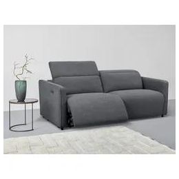2-Sitzer OTTO HOME "KYLLY XXL 208 cm - OTTO. Verl&auml;ssliche Qualit&auml;t.", grau (anthrazit), B:208cm T:106cm, Sofas, elektr. Relaxfunktion, verstellb. Kopfteil, USB, Federkern, Struktur, Topseller