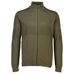 Strickjacke LINDBERGH "Cardigan Relaxed Fit", Herren, Gr. L, gr&uuml;n (army), Obermaterial: 100% Baumwolle, Strickjacken Strickjacke