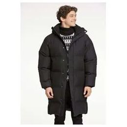 Steppmantel LINDBERGH "Parka Comfort Fit", Herren, Gr. XL, schwarz, Obermaterial: 100% Polyester; Futter: 100% Nylon; F&uuml;llung: 100% Polyester, M&auml;ntel Steppmantel