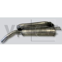 VEGAZ Endschalld&auml;mpfer fts426 f&uuml;r Fiat