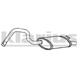 VEGAZ Endschalld&auml;mpfer js35 f&uuml;r ROV/TRI/JAG/AUS/MG
