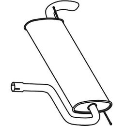 VEGAZ Endschalld&auml;mpfer fs706 f&uuml;r Ford