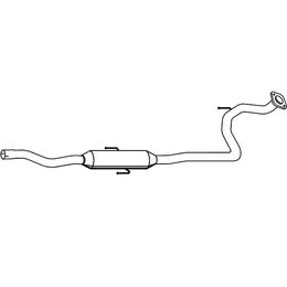 VEGAZ Mittelschalld&auml;mpfer ts485 f&uuml;r TOYOTA