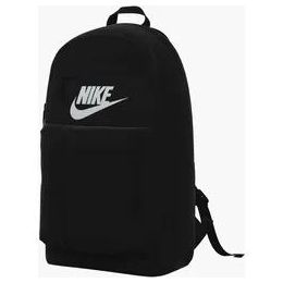 Rucksack Nike "NK ELMNTL BKPK - LBR", schwarz, schwarz, wei&szlig;, Rucks&auml;cke, Obermaterial: 100% Polyester, Rucksack, f&uuml;r Erwachsene, sportlicher Stil, mit verstellbarer R&uuml;ckenl&auml;nge