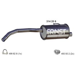 Ernst Endschalld&auml;mpfer 314206 f&uuml;r Ford Fiat