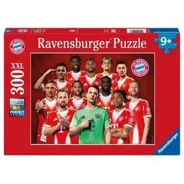 Puzzle Ravensburger "FC Bayern M&uuml;nchen Saison 2025/2026", bunt, Puzzles, KinderB:49cm H:36cm, Pappe, Made in Germany, B:49cm H:36cm